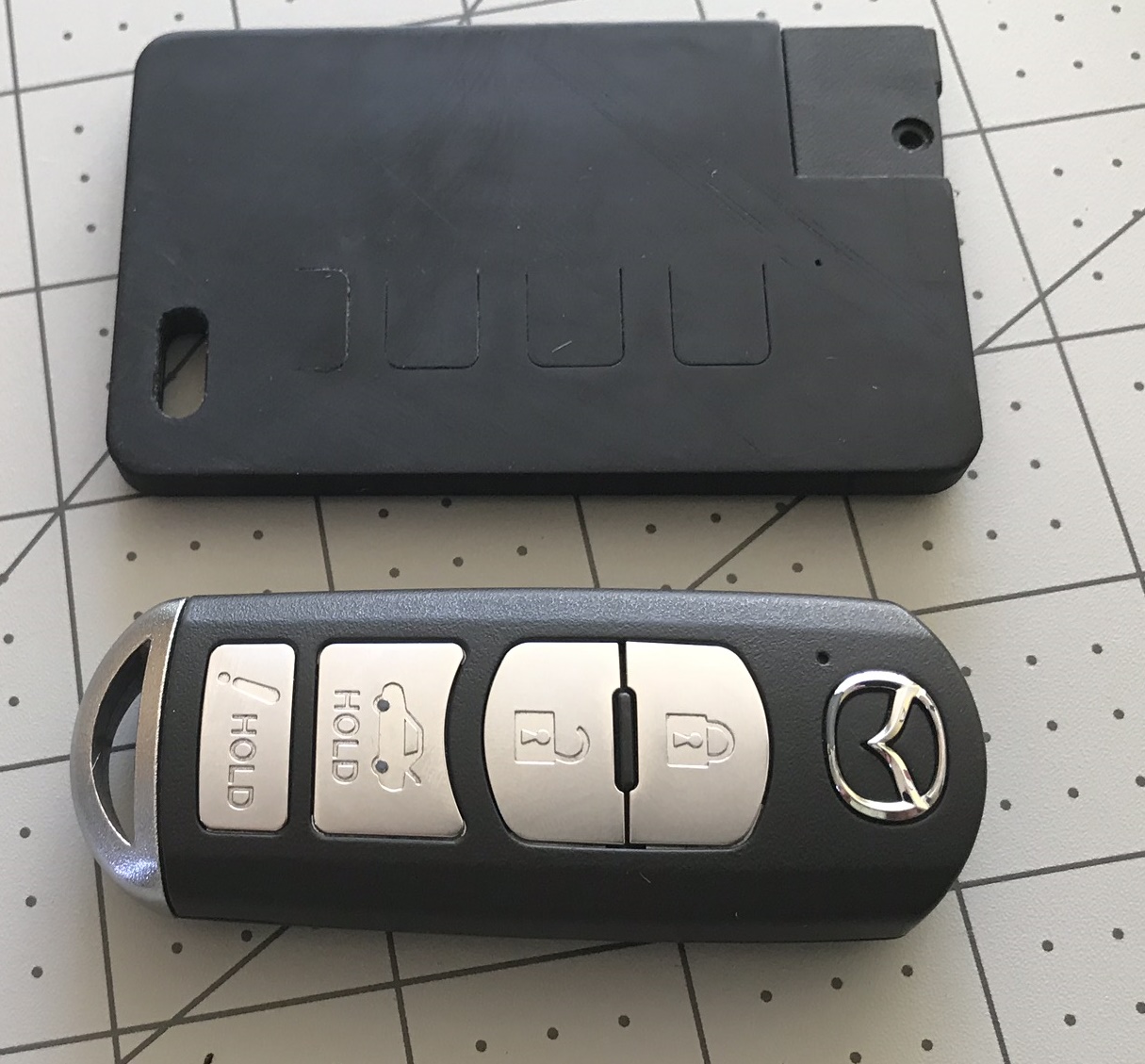 Reshaping AKE fob. | Gadgets for my MX-5 Miata (ND)